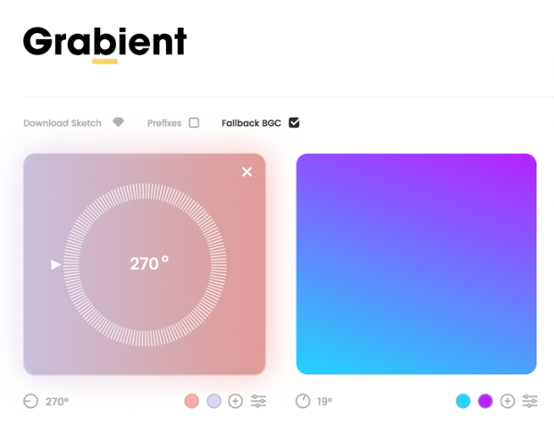 気に入ったグラデーションをカスタマイズできるサイト「Grabient」 | デザインマガジン